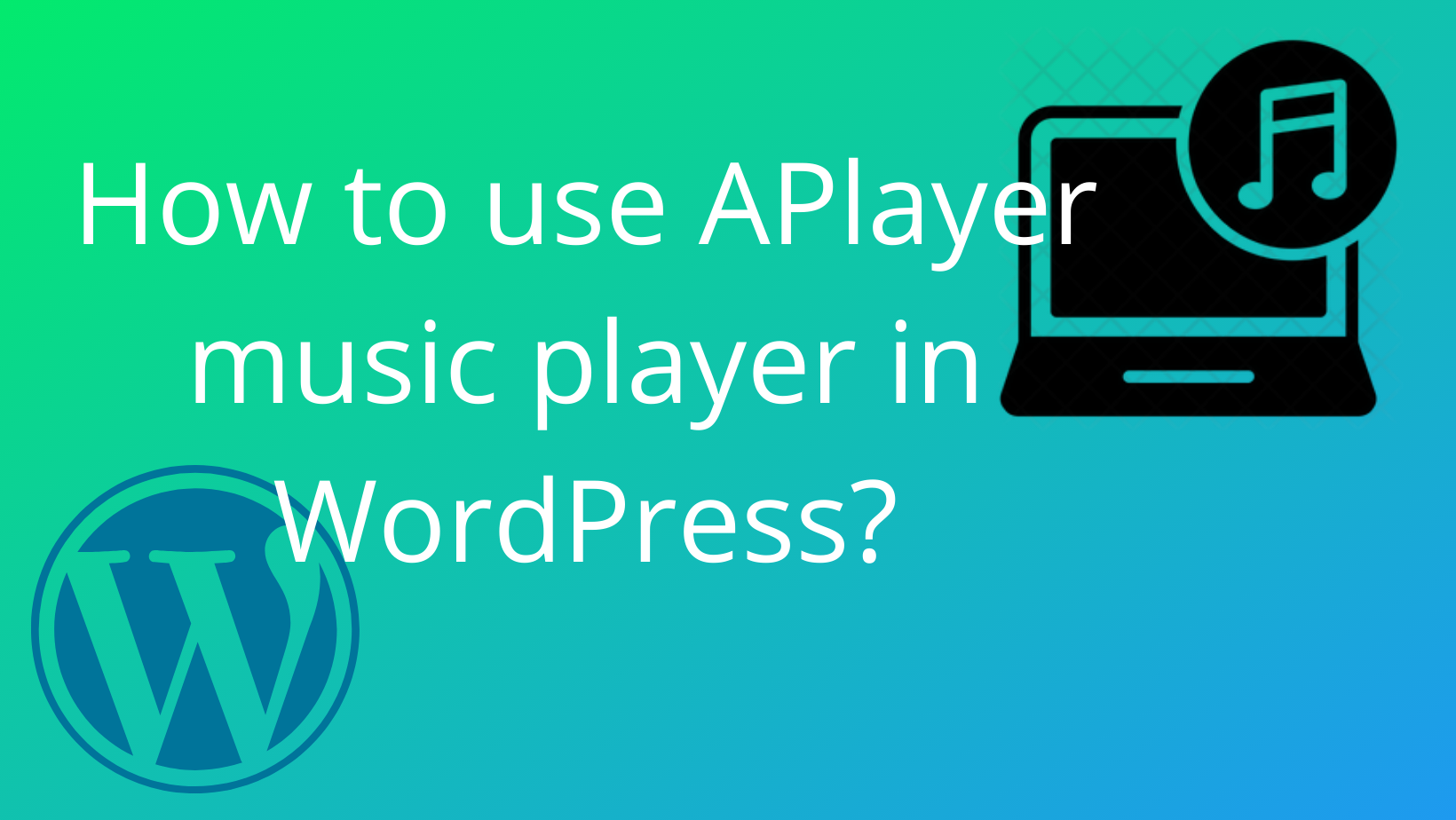 How to use APlayer music player in WordPress? - Sanjeeb Aryal